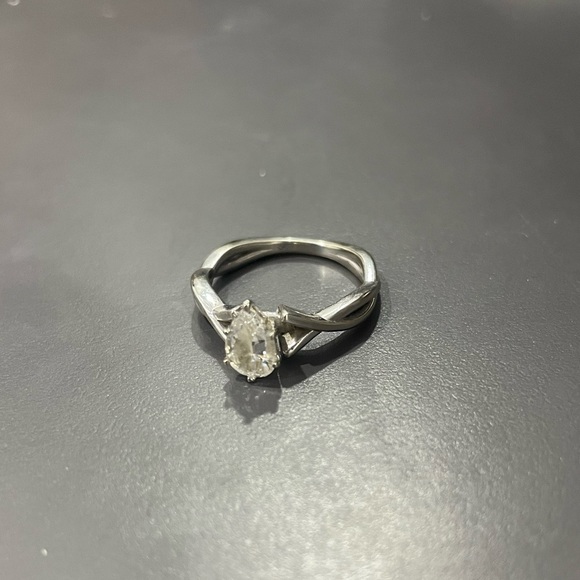 Diamond Nexus | Jewelry | Braided Solitaire Pear Cut Engagement Ring | Poshmark